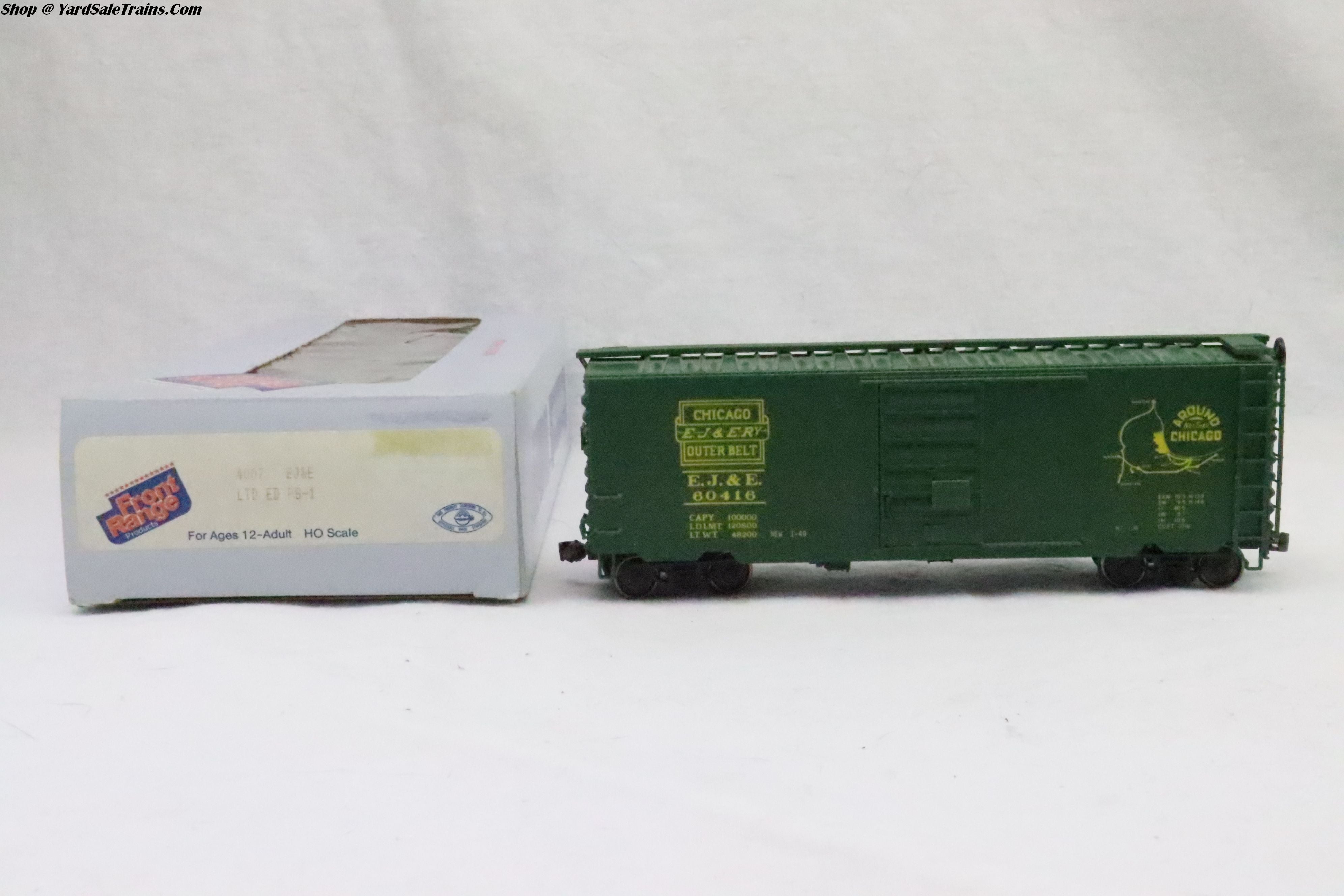 FR-4007- 40' PS-1 Boxcar - Chicago Outer Belt - E.J.&E. 60416 - Resist ...