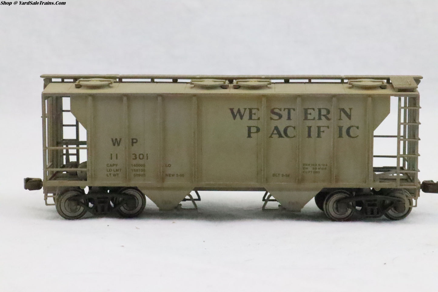 ATL-1820 - PS-2 2 Bay Covered Hopper - Western Pacific - WP 11301 - We ...